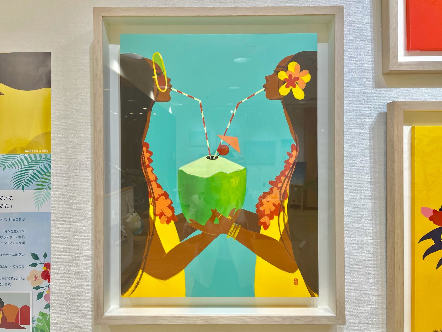 PUNKY ALOHA『Coco Twins』 - 海をテーマにしたアートを扱うアートギャラリー ocean Day | オーシャンデイ