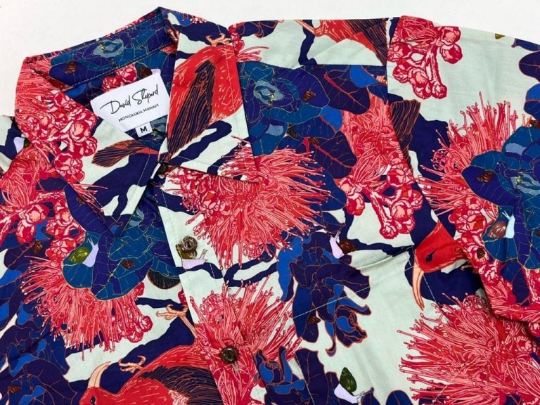 David Shepard『Kaniakapupu Men’s Aloha Shirt』 - 海をテーマにしたアートを扱うアートギャラリー ...